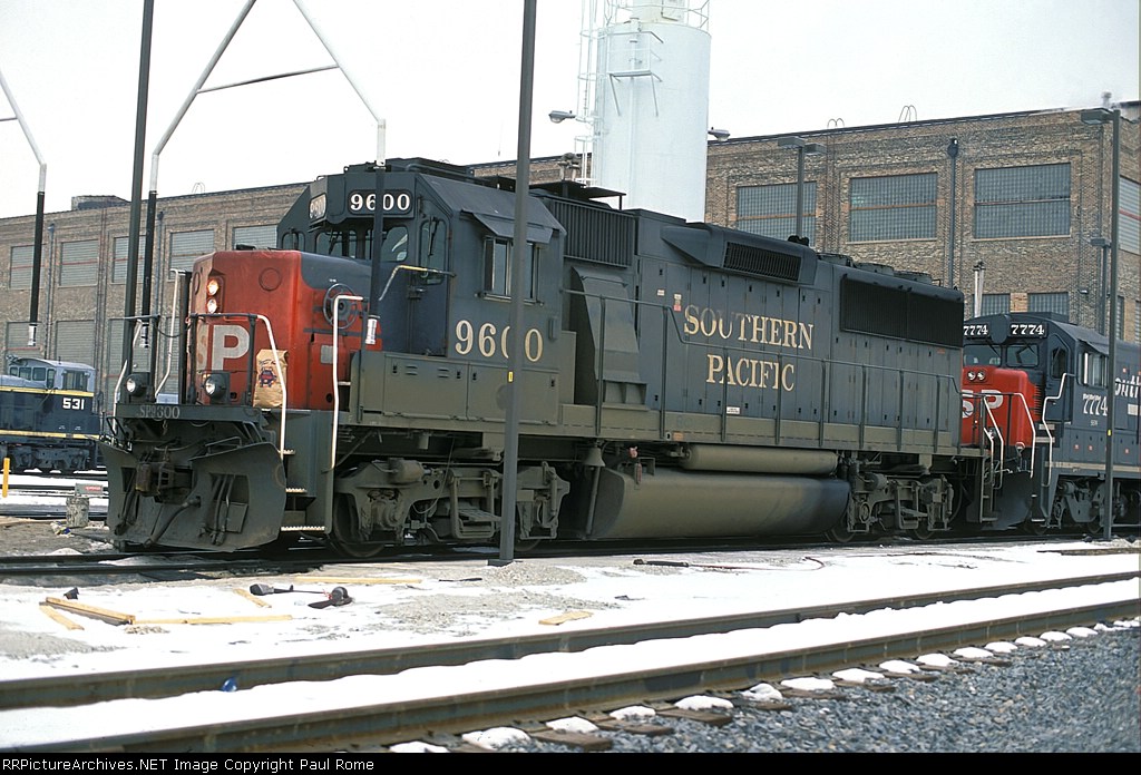 SP 9600, EMD GP60, Class Unit at BRC Clearing Yard